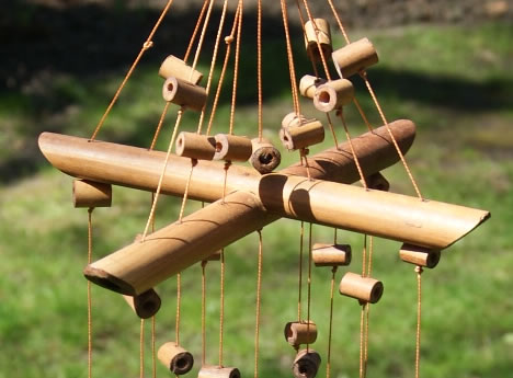 Beaded Bamboo Wind Chime - The Wind Chime Shop Limited