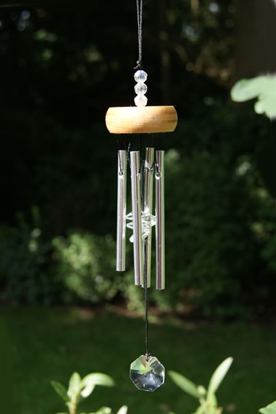 Mini Chime with Crystals, clear - The Wind Chime Shop Limited