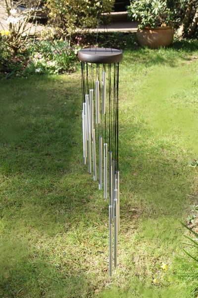 Silver Spiral Wind Chime - The Wind Chime Shop Limited