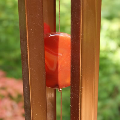 Woodstock Amber Wind Chime - The Wind Chime Shop Limited